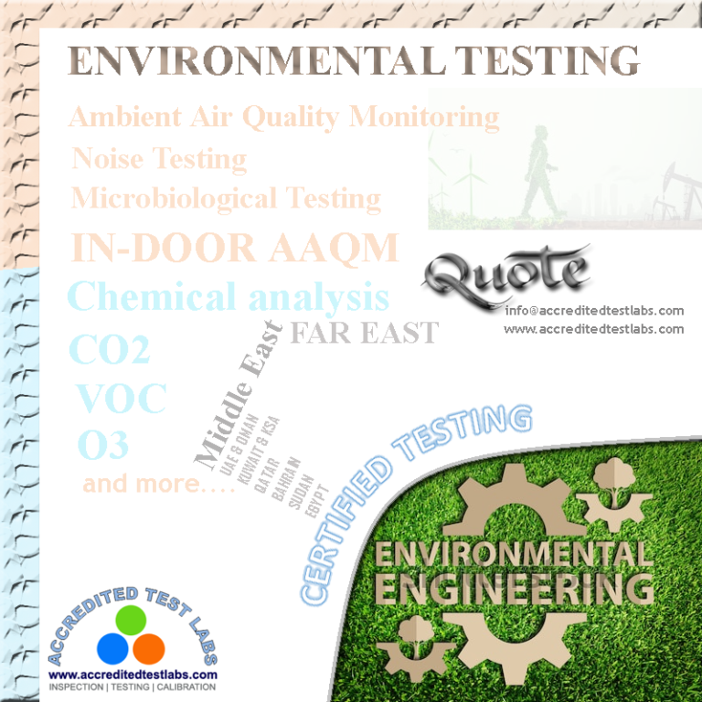 Water Testing, Environmental Testing in Dubai and UAE – Accredited Test ...